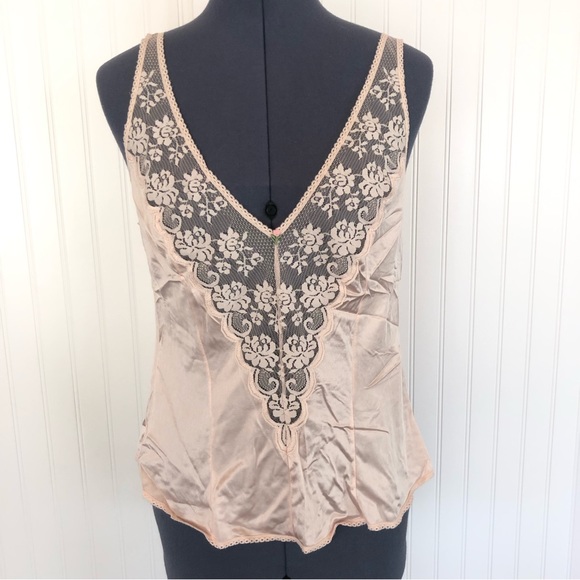 Vintage | Intimates & Sleepwear | Vintage Lingerie Pink Blush Slip Tank ...